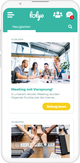 LOLYO – die beliebte Mitarbeiter-App, die alle motiviert!