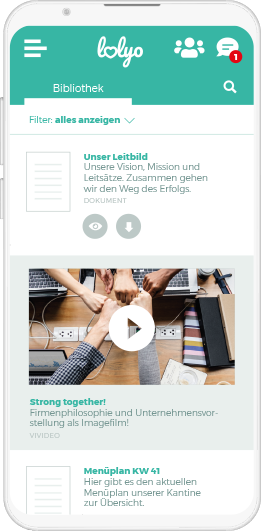 LOLYO – die beliebte Mitarbeiter-App, die alle motiviert!